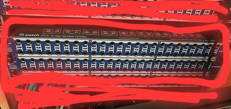 2x Samson S-Patch Plus Balanced Patchbay | Reverb