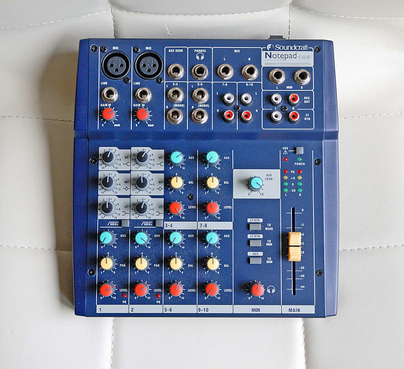 Soundcraft Notepad 102 Audio Mixer Pro Series | Reverb