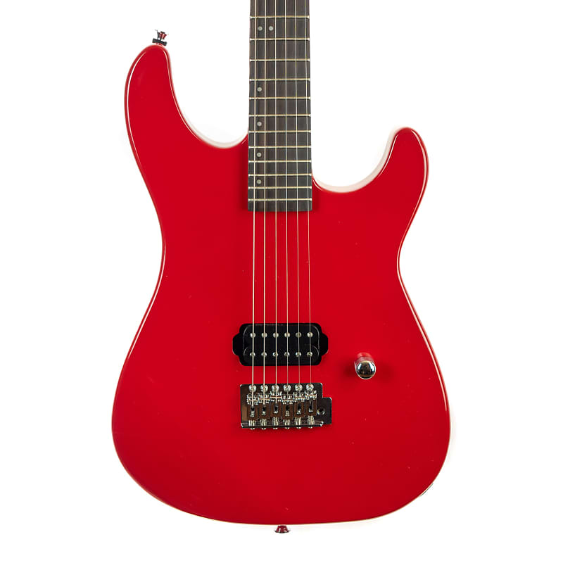 Samick SS-50RD double cutaway, red, NOS electric guitar | Reverb