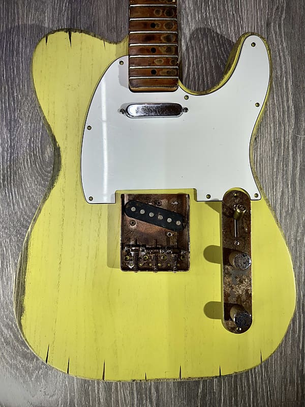 Pistols Crown Barncaster Tele GUITAR BODY ONLY PARTCASTER USA | Reverb