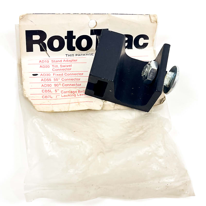 Remo AD30 Roto Trac Fixed connector 1980s - black | Reverb