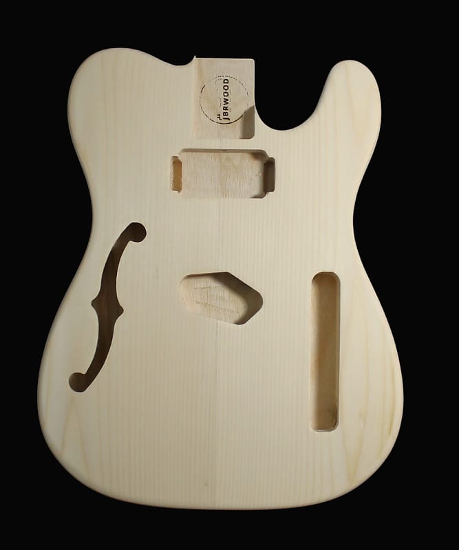 Telecaster body thinline ash + fir top | Reverb