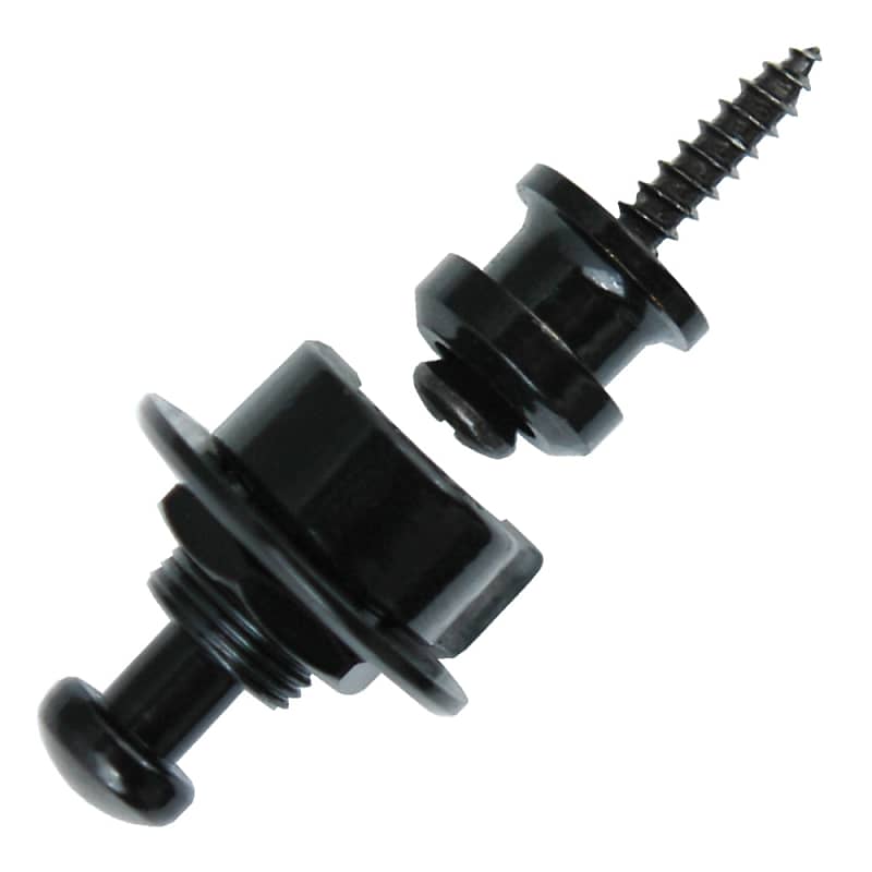 Grover Strap Locks (Set of 2) ~ Black | Reverb