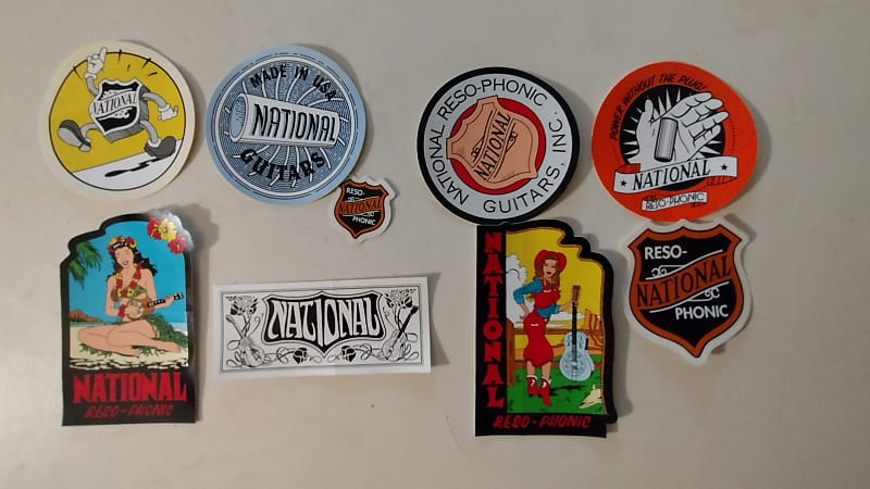 National Resonator Stickers 2010s | Reverb