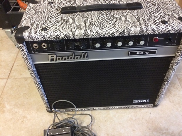 Randall RG-50-112 1988 combo amp in snakeskin WOW | Reverb