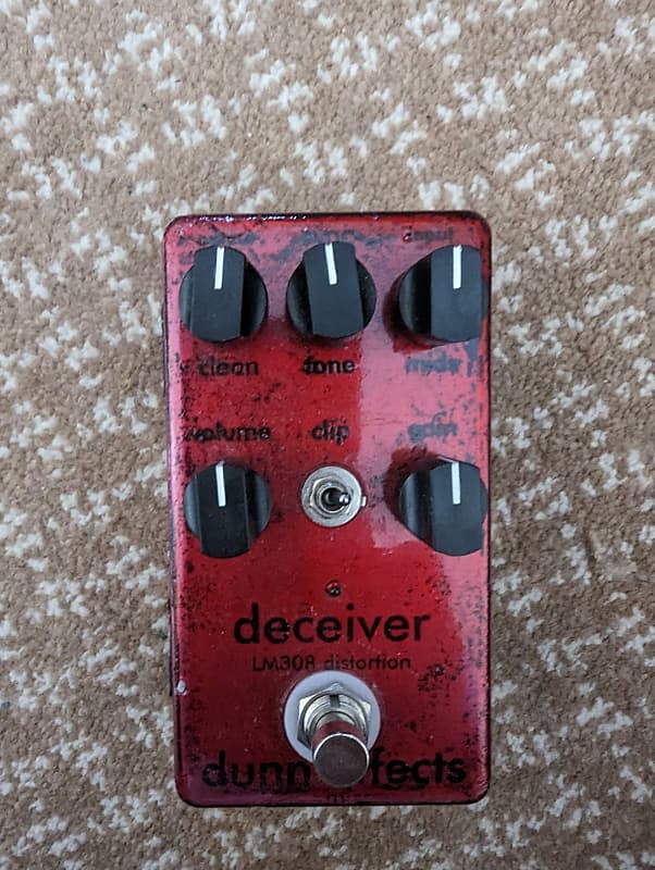 Dunn Effects Deceiver Red Acid Etch | Reverb UK