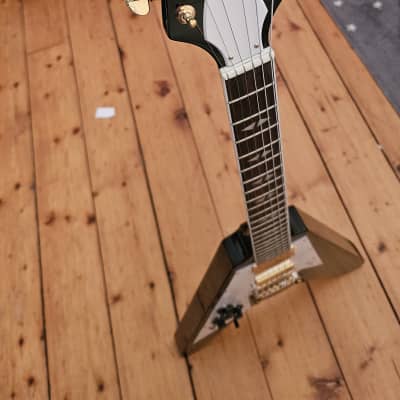 Custom Flying V left handed electric guitar with Tonerider | Reverb