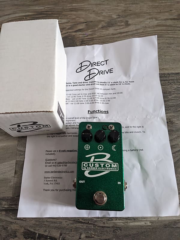 Barber Direct Drive V6 - Green Sparkle | Reverb Barber Direct Drive V6 - Green Sparkle | Reverb
