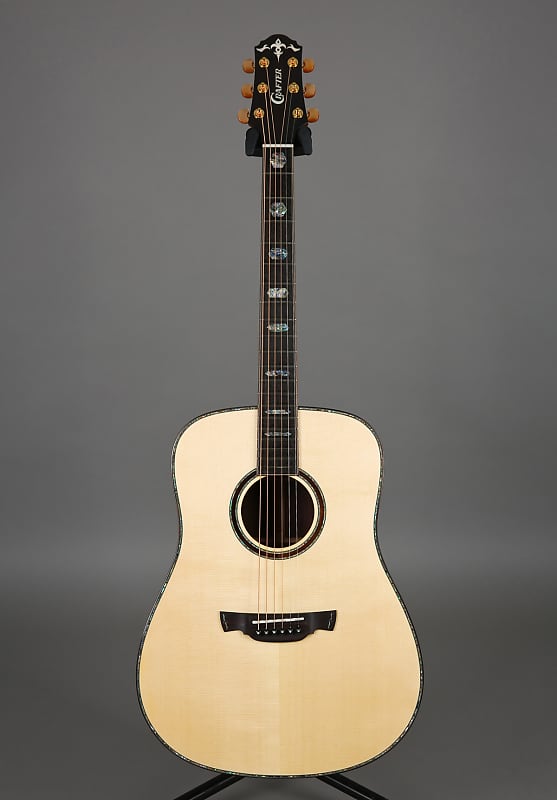 Crafter DX-10 SR PREMIUM Top Back Solid Dreadnought Acoustic | Reverb