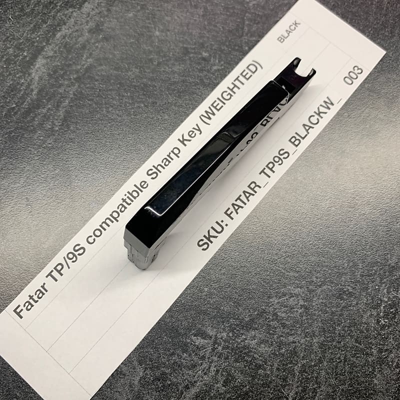 Fatar Replacement Weighted SHARP/BLACK Key (TP/9S Keybeds) | Reverb