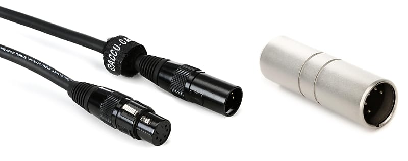 Accu-Cable AC5PDMX50 5-pin/5-conductor DMX Cable - 50 foot | Reverb