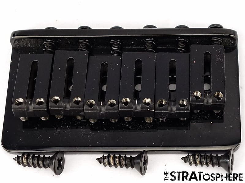 Fender JIM ROOT Telecaster Tele BLACK BRIDGE Guitar Parts | Reverb