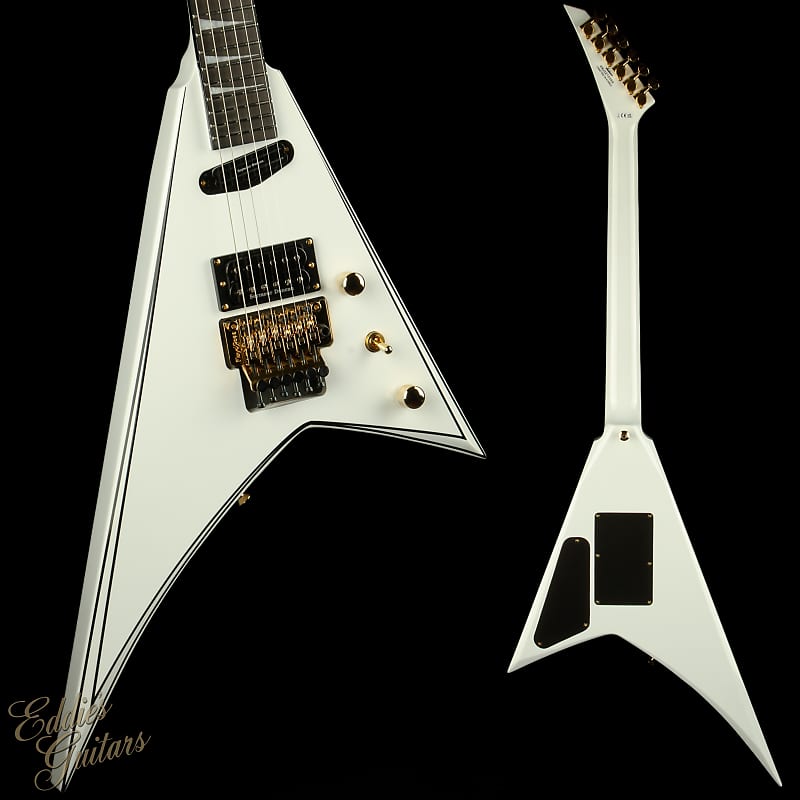 Jackson Concept Series Rhoads RR24 HS White/Black Pinstripes | Reverb