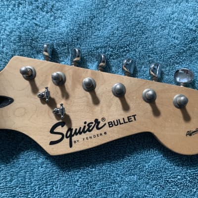 Fender Squier 2002 Stratocaster Neck, Tuners, String Trees - | Reverb