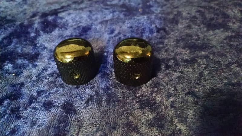 1990s Ibanez Cosmo Black Dome Knobs w/set screw MIJ | Reverb