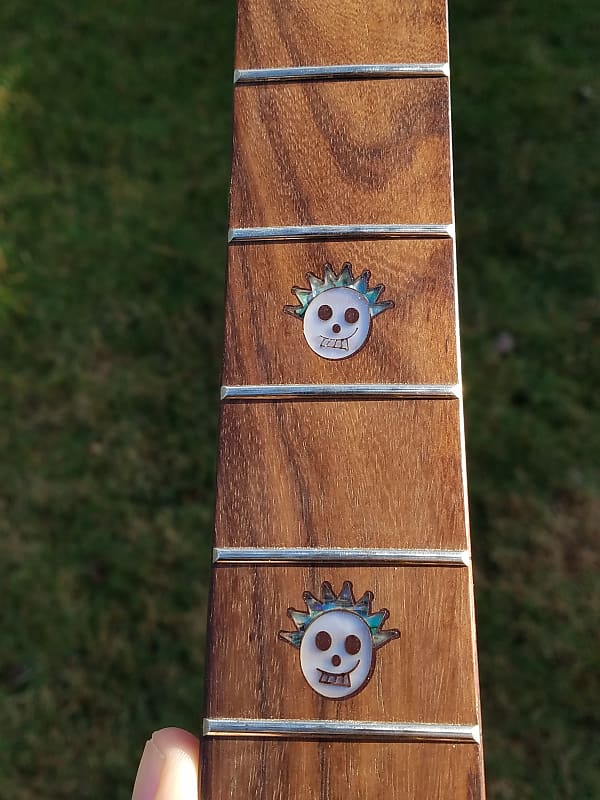 Custom Tom Delonge Style Punker Inlay Signature Neck | Reverb