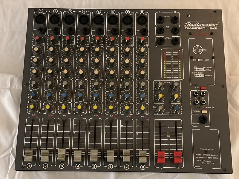 Studiomaster Diamond 8-2 Gray | Reverb