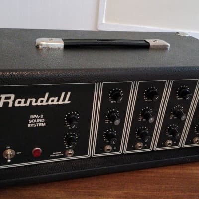 Randall RPA-2 Four Channel 100 Watt Powered Mixer Made in | Reverb UK