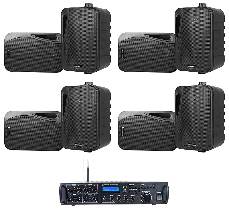 Rockville Rock Zone 8 Channel Multi Room Home Receiver+8) | Reverb