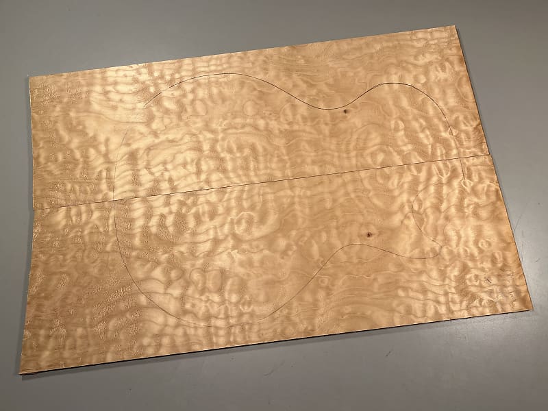 Drop Top - #8727 - 3A Grade Big Leaf Quilted Maple Chocolate | Reverb