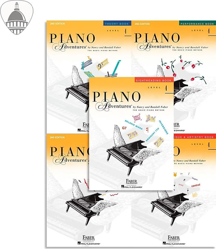 Faber Piano Adventures Level 4 Bundle- Lesson, Performance, | Reverb