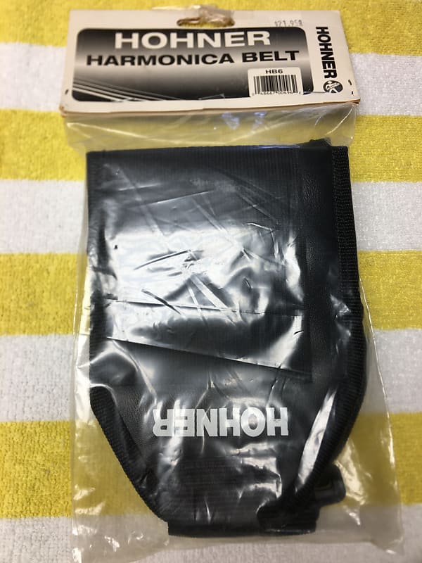 Hohner HB6 harmonica holder belt NOS Black | Reverb