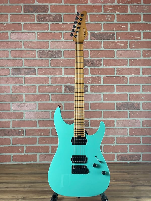 Schecter AM-6 Aaron Marshall Signature Electric Guitar - Pale | Reverb