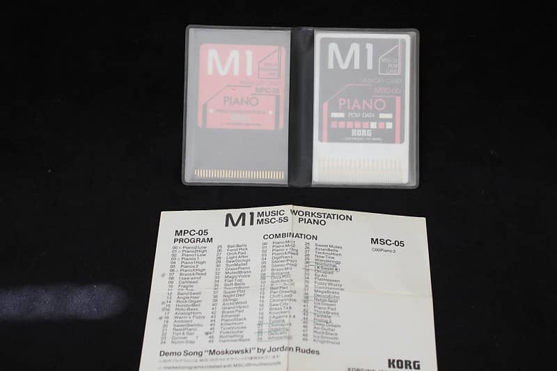 Korg MPC-05 and MSC-05 for M1 | Reverb