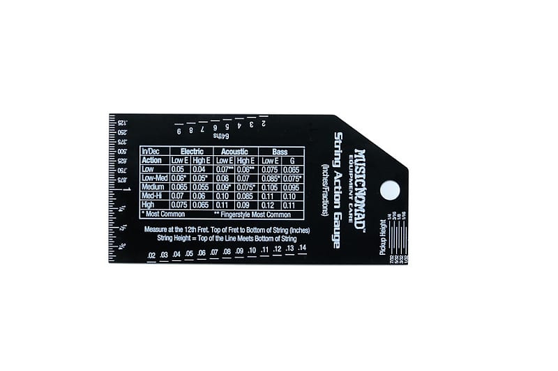 Music Nomad MN602 Precision Guitar String Action Gauge - NEW | Reverb