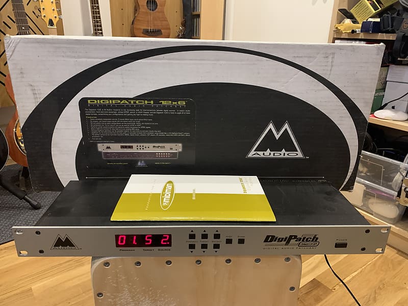 M-Audio Digipatch 12x6 Digital Patchbay Early 2000's - Silver | Reverb