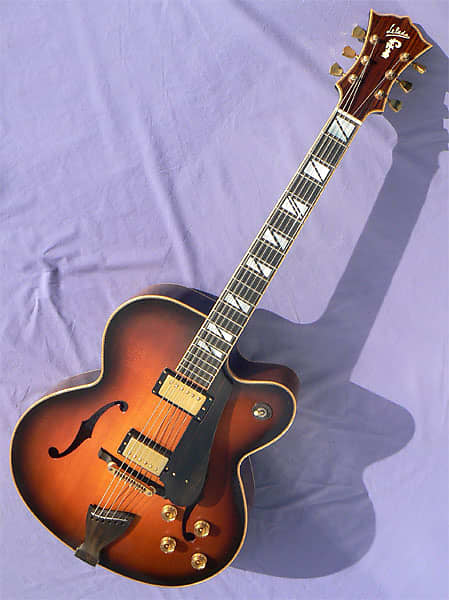 1996 Lebeda L-5CES: Hand Carved, Highly Flamed Alpine | Reverb