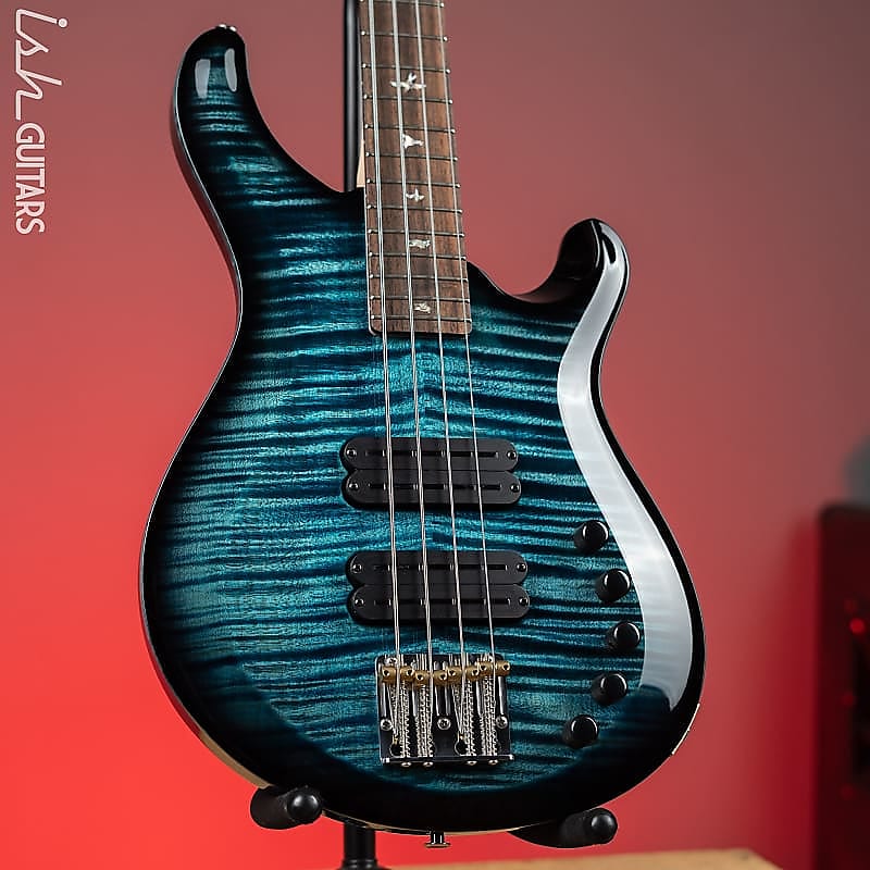 PRS Grainger 4 String Bass 10-Top Cobalt Smokeburst | Reverb