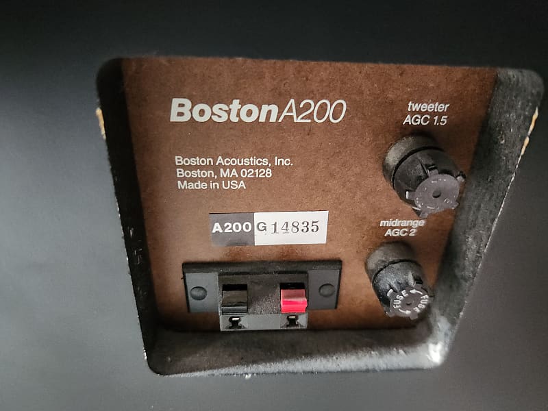 Boston Acoustics A200 90s - Oak or walnut veneer | Reverb