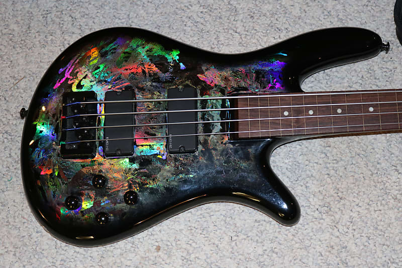 Rare Spector Legend 4 Holoflash - Fretless | Reverb