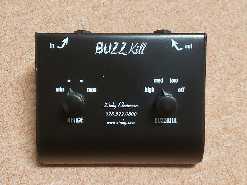RARE Zinky Buzzkill Pedal High Gain Buzz Eliminator | Reverb