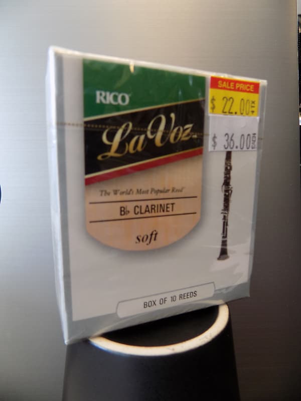 La Voz Bb Clarinet Reeds (Soft) 10 Pack | Reverb