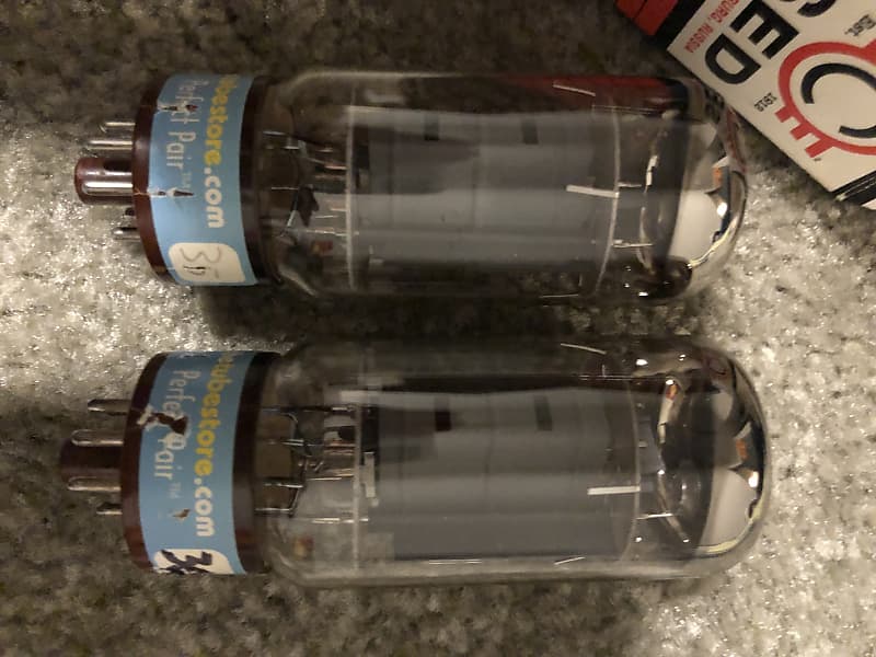 SED winged C 6L6 tubes matched pair Winged C | Reverb