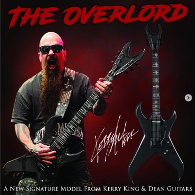 Dean USA Custom Shop Kerry King Overlord - Dark Grey | Reverb
