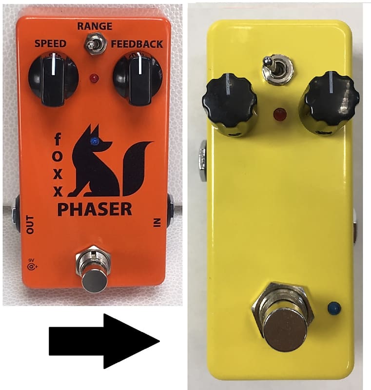 Foxx Phaser Clone - Brian May 70s Live Tone Phase shifter Fox | Reverb