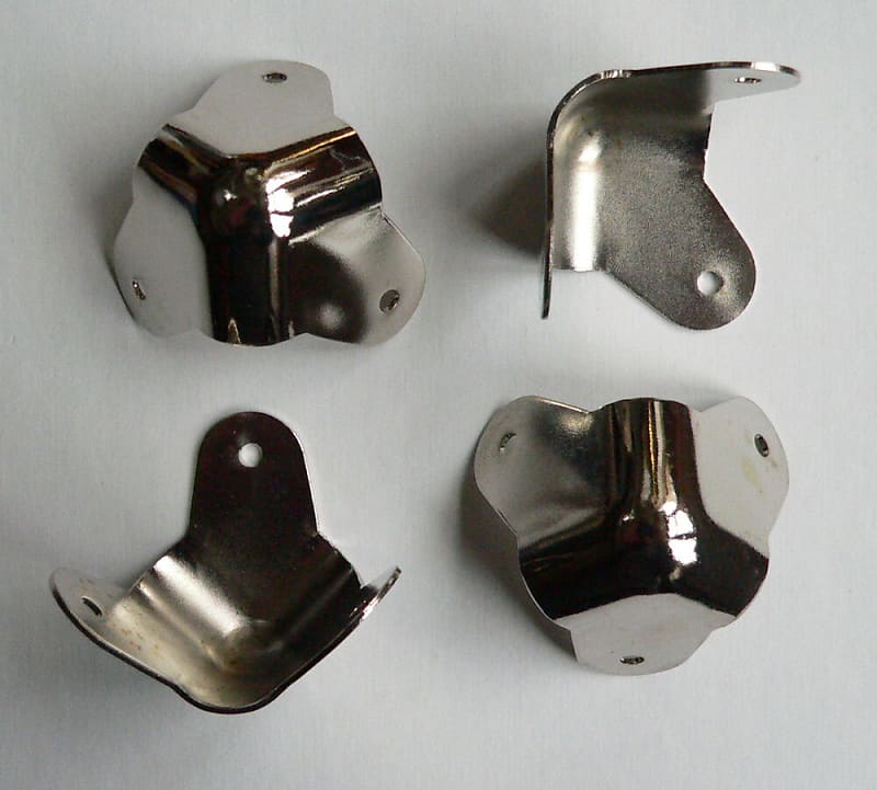 Pack of 4 Metal Corner Protectors Guitar Loudspeaker & | Reverb