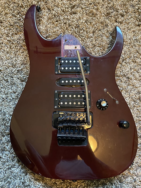 Ibanez RG body fully LOADED with Floyd Rose tremolo, Pickups, | Reverb