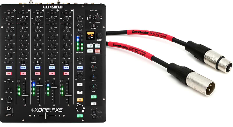 Allen & Heath Xone:PX5 4+1 DJ Mixer with Soundcard Bundle | Reverb