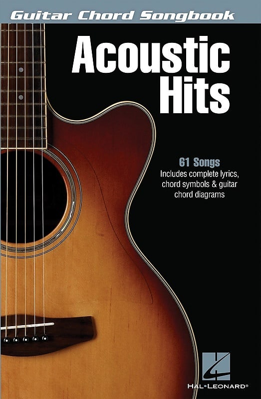 Guitar Chord Songbook Acoustic Hits (Softcover Book) | Reverb