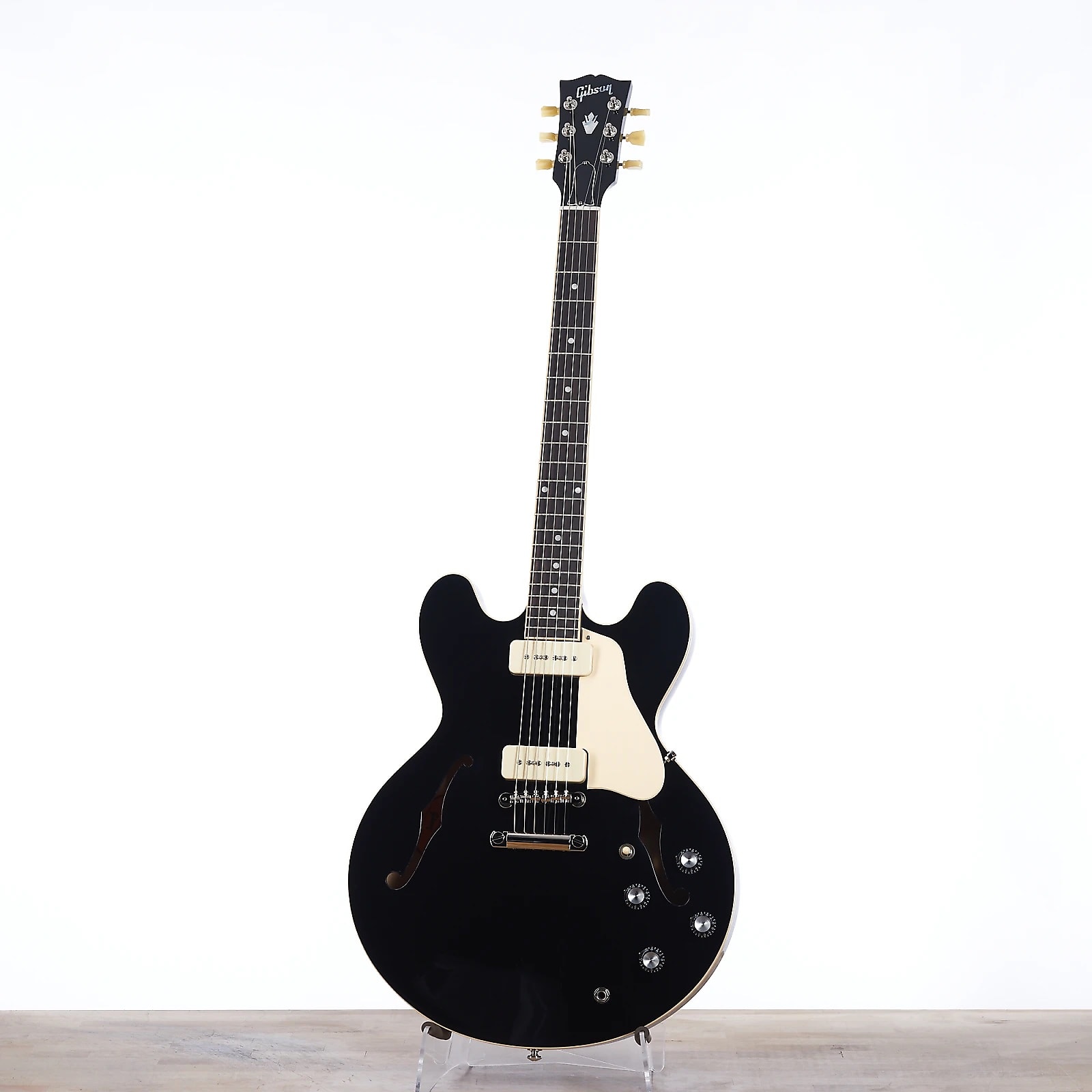 Gibson ES-335 P-90 Ebony | Reverb