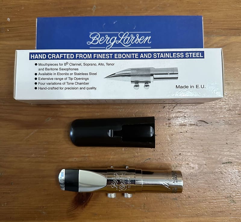 Berg Larsen Vintage Steel Tenor Sax 105/1 SMS 7* BLS4081051 | Reverb