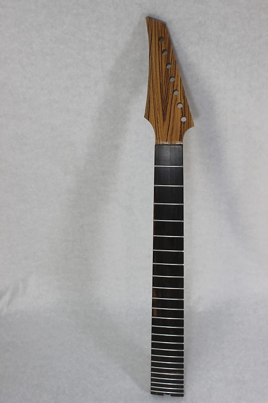 Zebrawood 7 string Neck-Fits Ibanez (tm) Universe bodies | Reverb