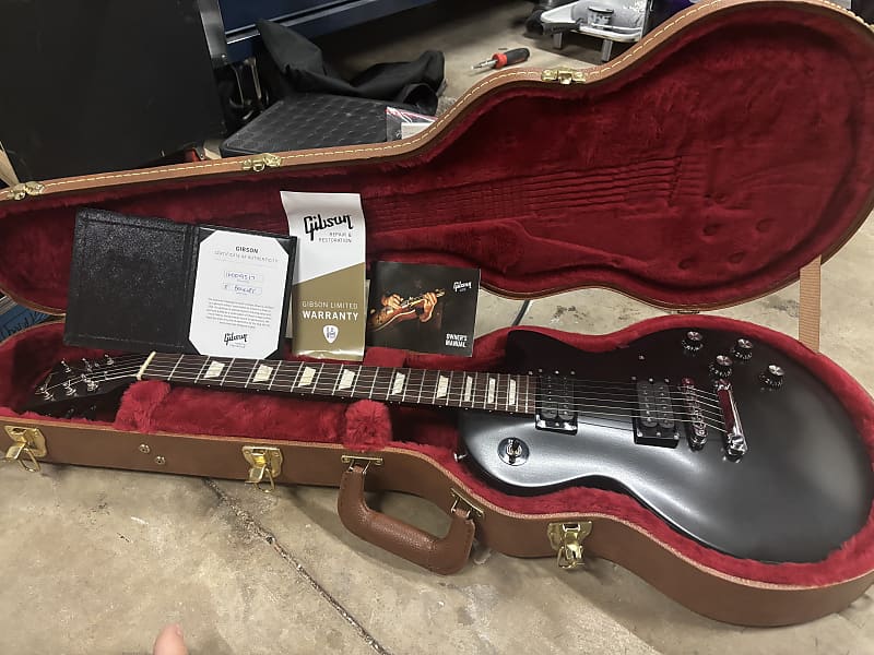 Gibson Les Paul studio MOD shop 2016 - Satin black | Reverb