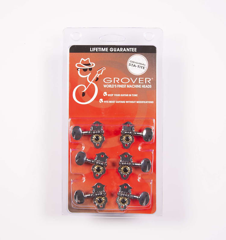 Genuine Grover Sta-Tite 3x3 Chrome, Vertical, round | Reverb Canada