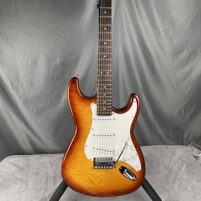 Mascardo Quilt Top Strat Style Rare Guitar! | Reverb UK