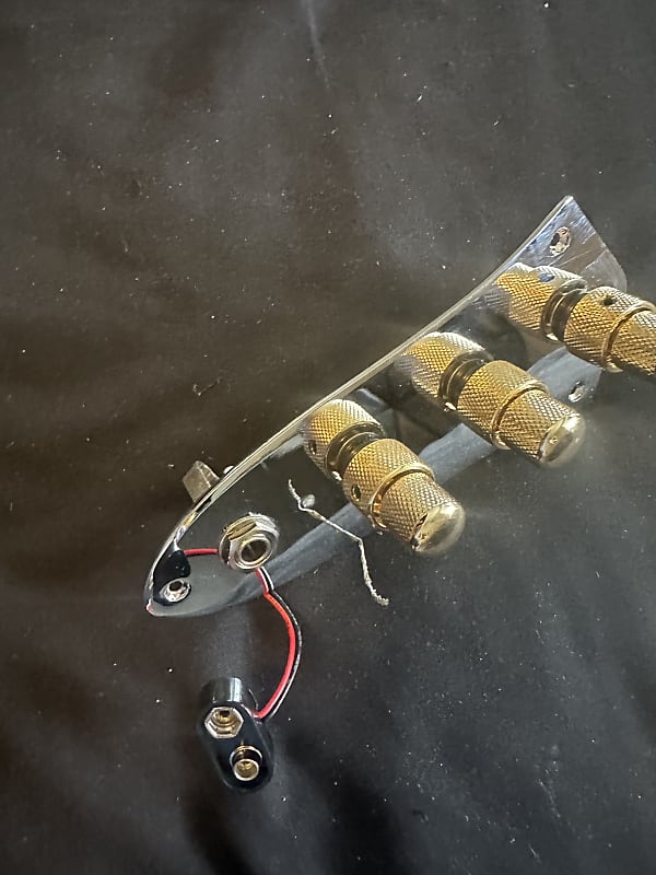 Audere Jazz preamp - 4 band 2023 - Gold knobs | Reverb